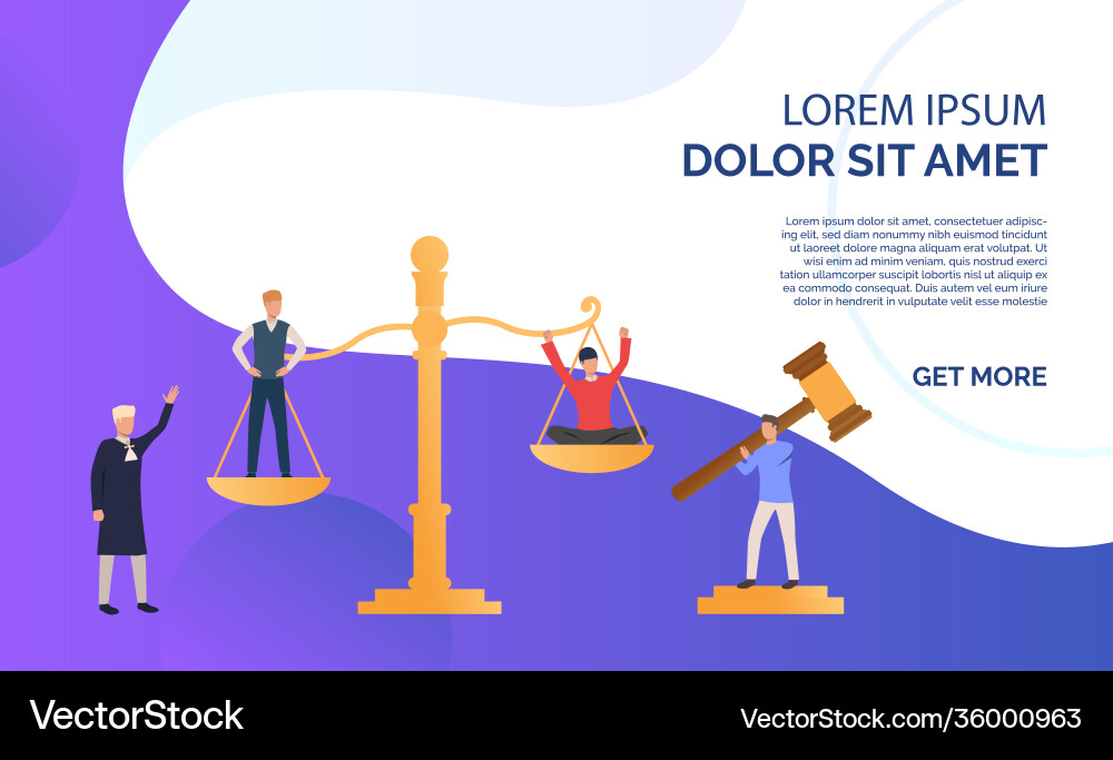 Judgement people presentation Royalty Free Vector Image