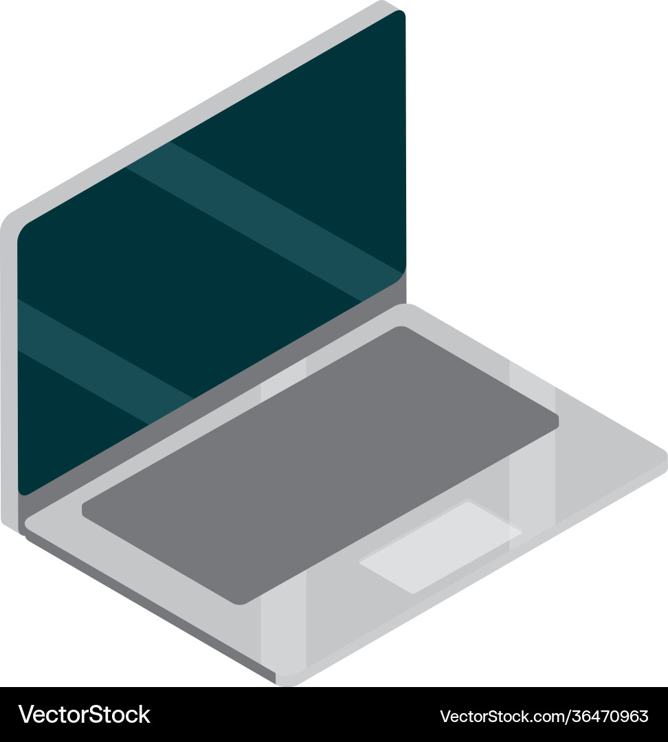 Laptop device wireless Royalty Free Vector Image