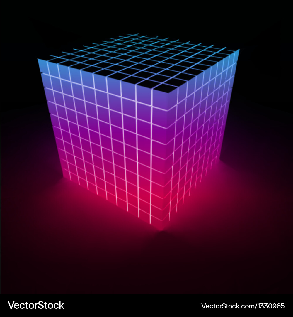Glowing Cube Vector Images (over 15,000)