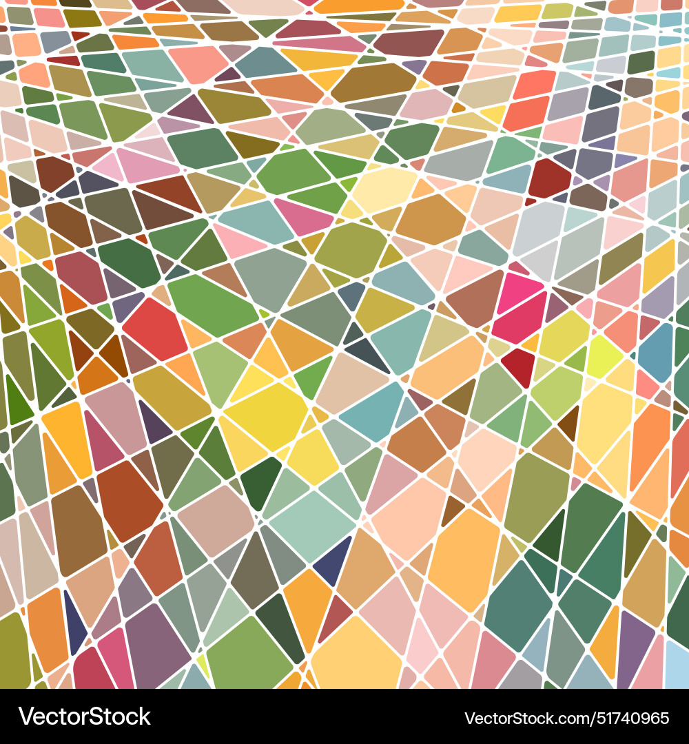 Abstract stained-glass mosaic background Vector Image