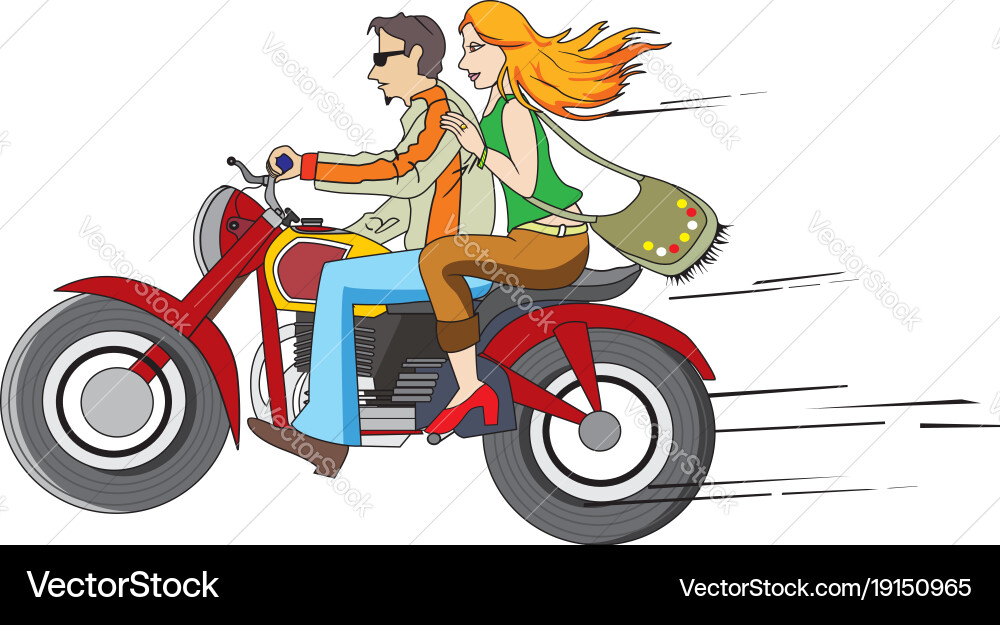 Bike ride Royalty Free Vector Image - VectorStock