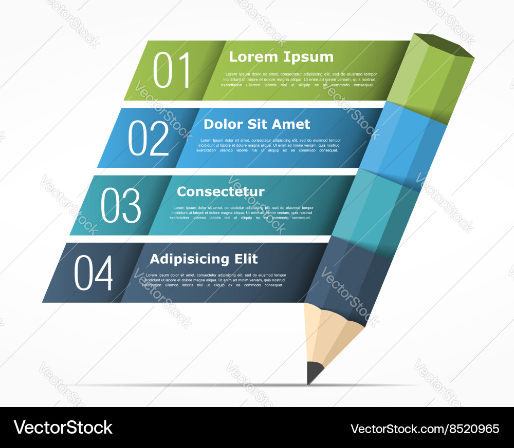 Education infographics Royalty Free Vector Image