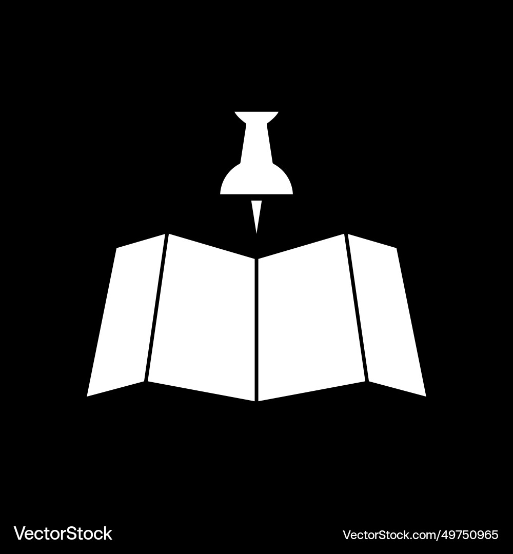 Pin map icon logo image Royalty Free Vector Image