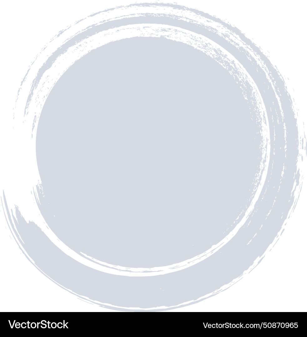 Round grunge brush drawing pattern Royalty Free Vector Image