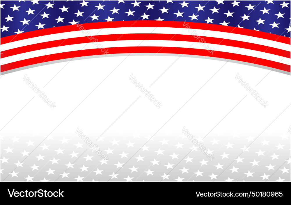 Usa flag symbols background Royalty Free Vector Image