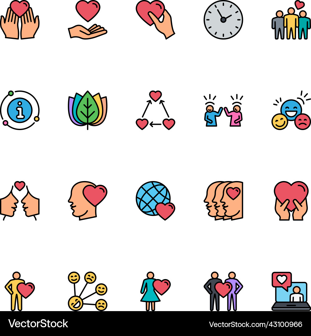 Love and friendship Royalty Free Vector Image - VectorStock