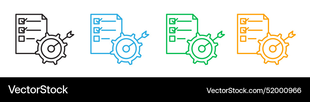 Productivity achievement icon for completing Vector Image