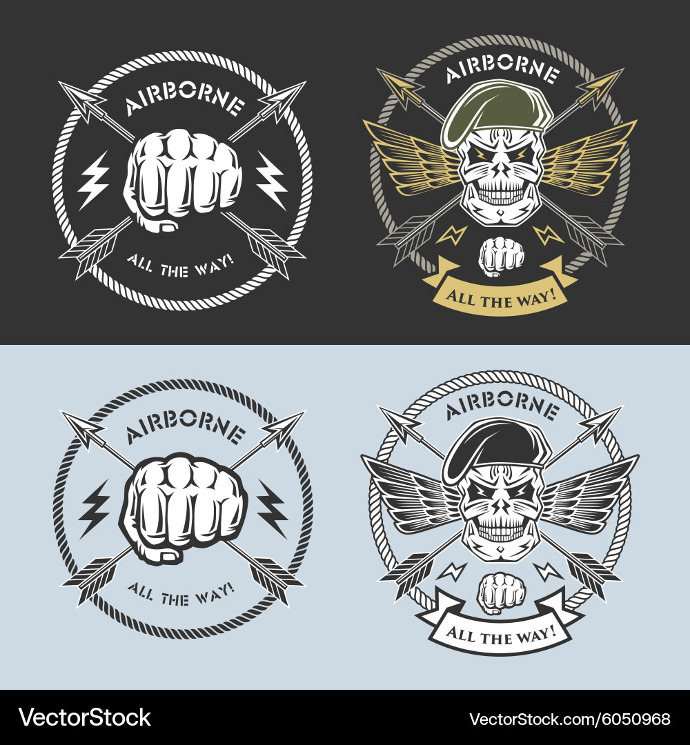Special Forces Assault Marks Royalty Free Vector Image