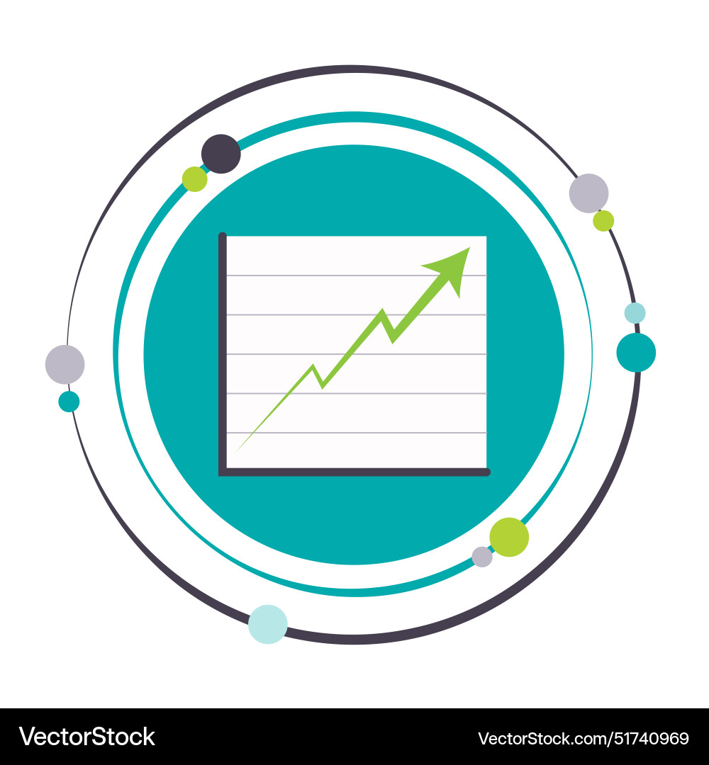 Revenue growth icon Royalty Free Vector Image - VectorStock