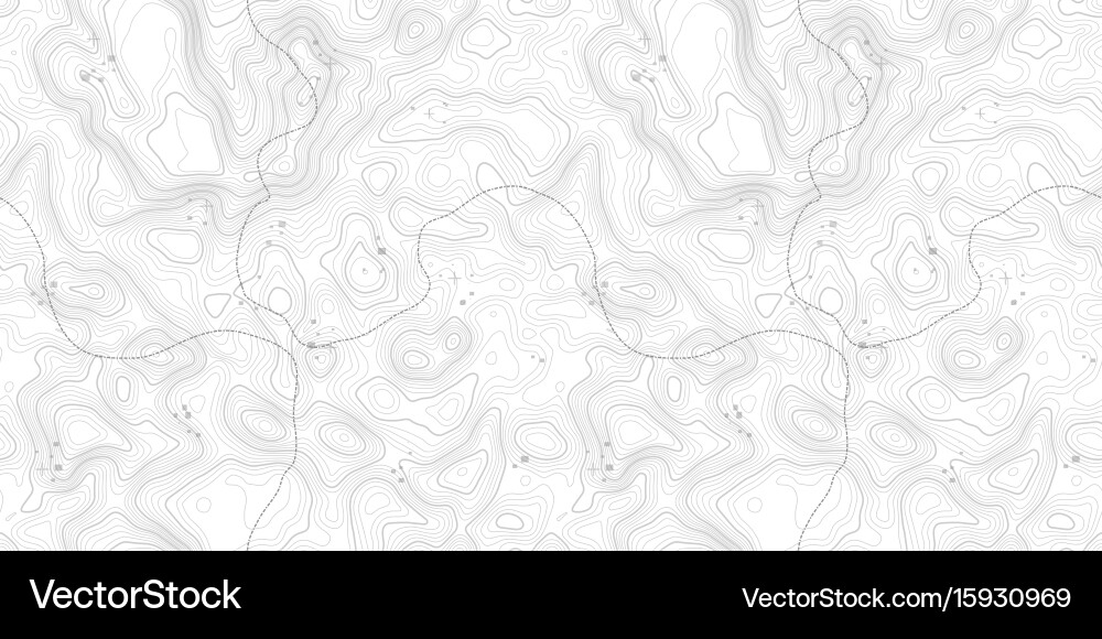 Topographic Map Seamless Pattern Royalty Free Vector Image