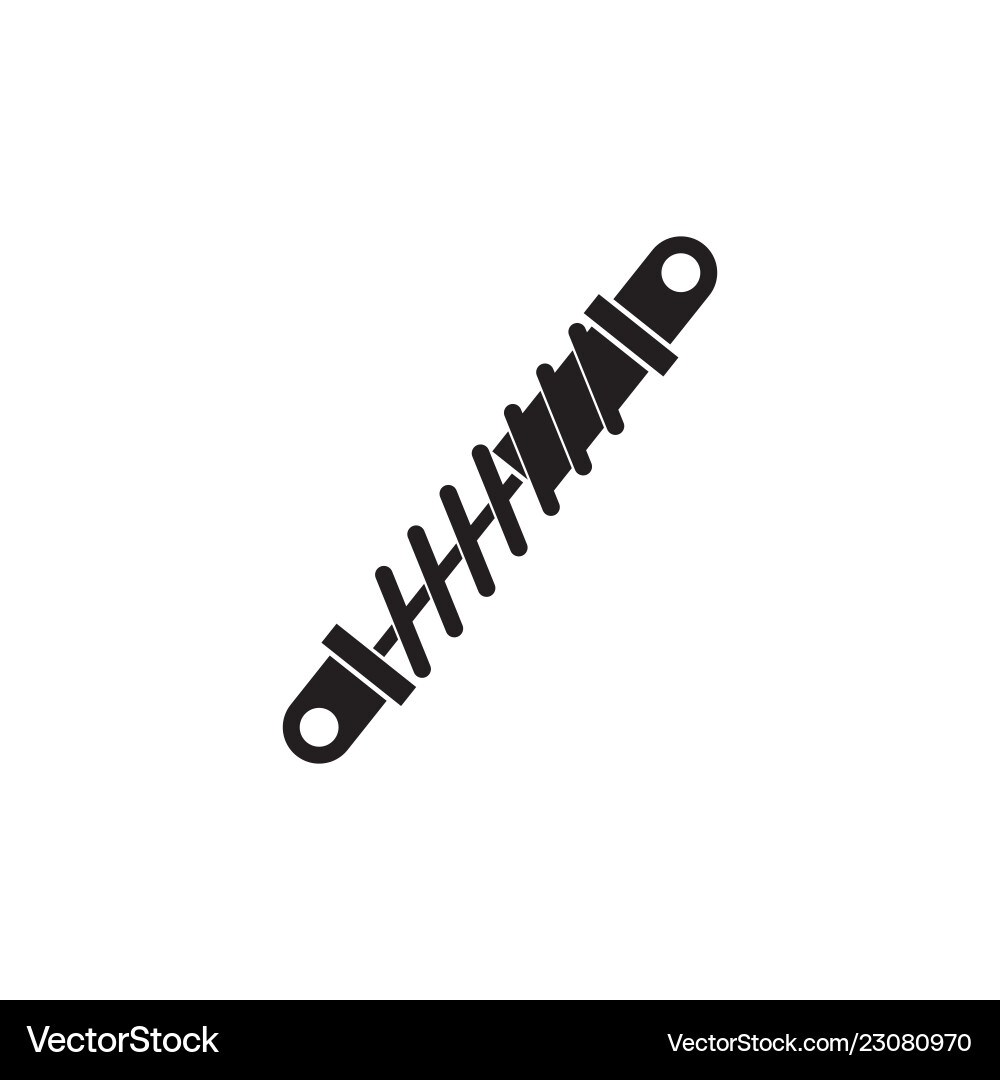 Car Suspension System Icon Royalty Free Vector Image