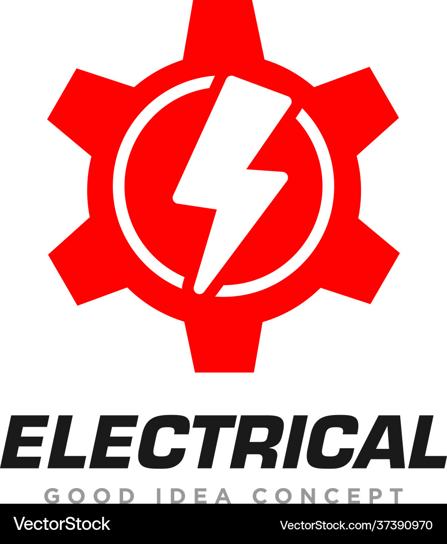 Electrician Logo Design New Electrical Logo Design Serves Stock Vector
