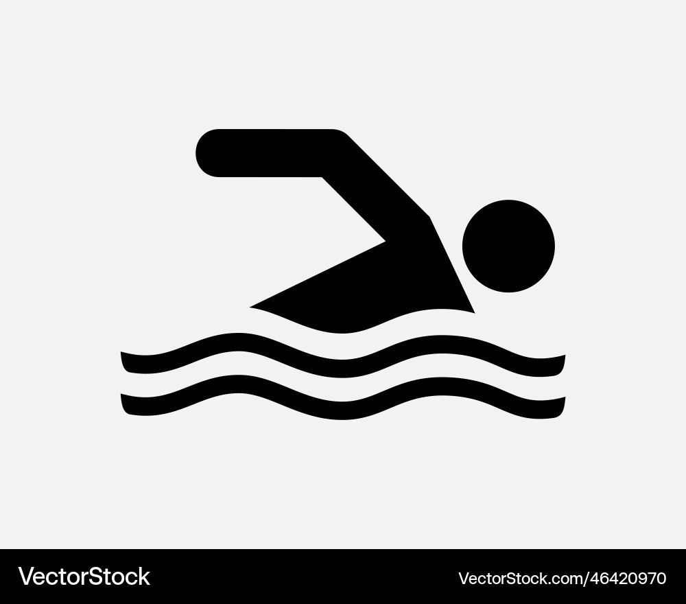 Swimming icon Royalty Free Vector Image - VectorStock