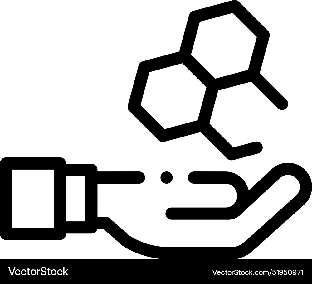 Cells icon thin linear style design isolated Vector Image