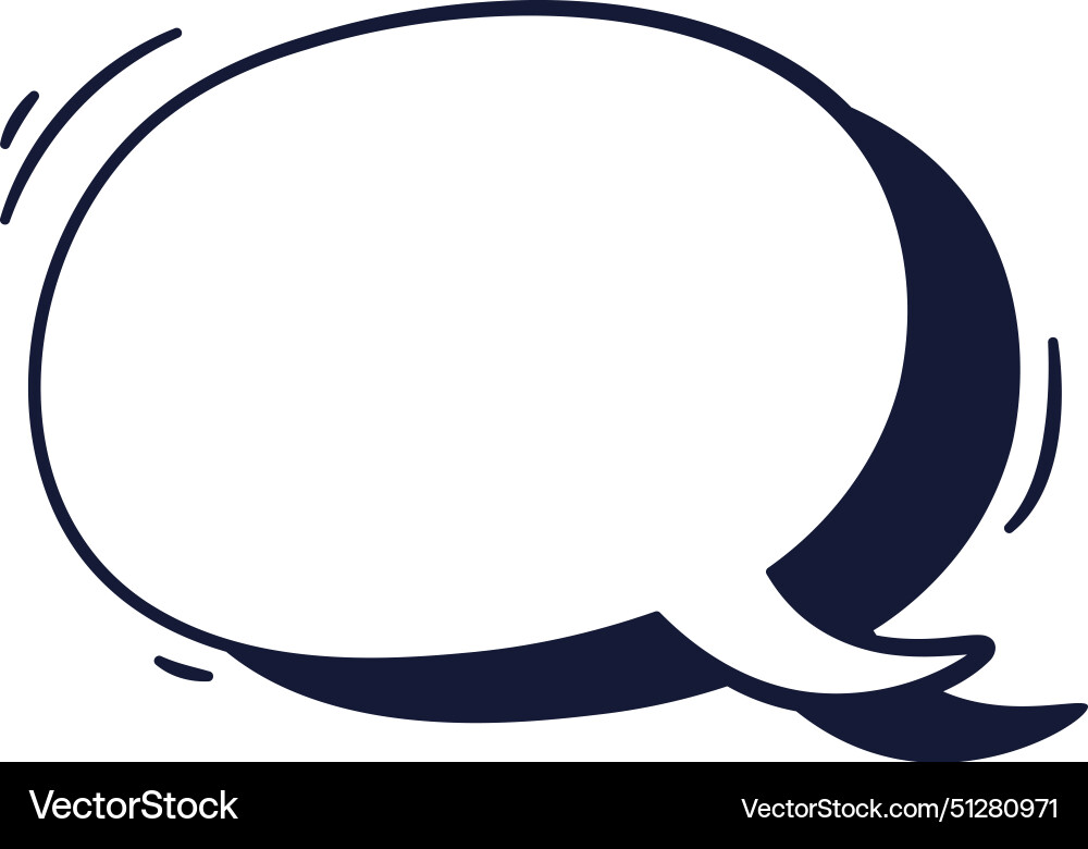 Comic speech bubble Royalty Free Vector Image - VectorStock