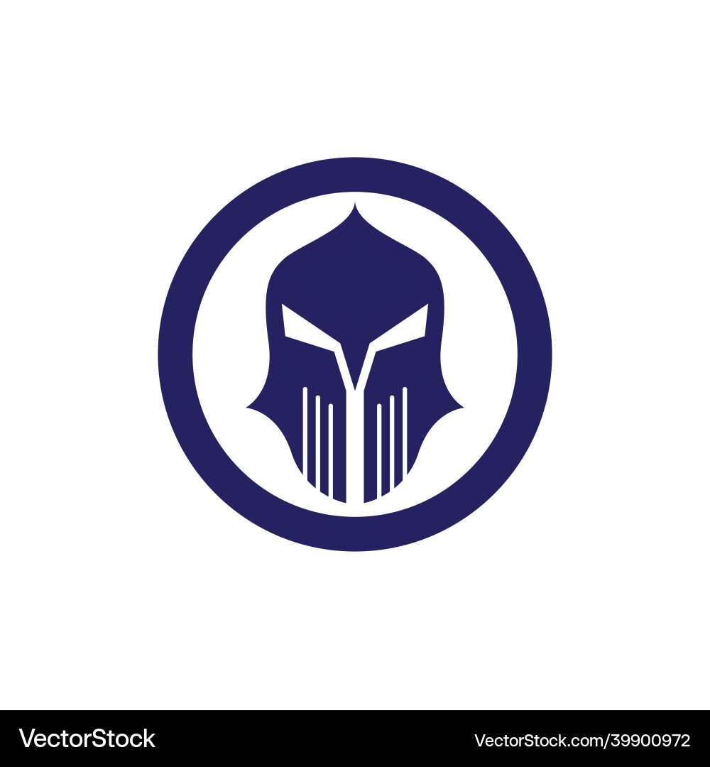 Mask gladiator template Royalty Free Vector Image