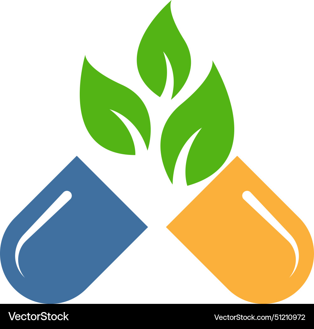 Pharmacy logo icon design Royalty Free Vector Image