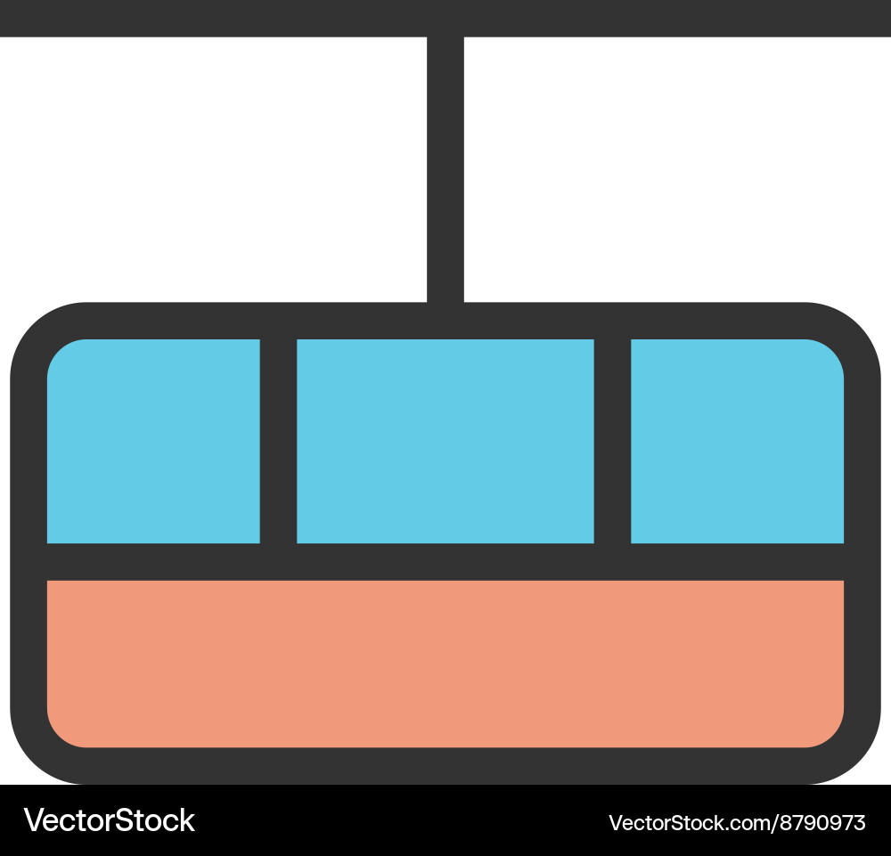 Cable car Royalty Free Vector Image - VectorStock