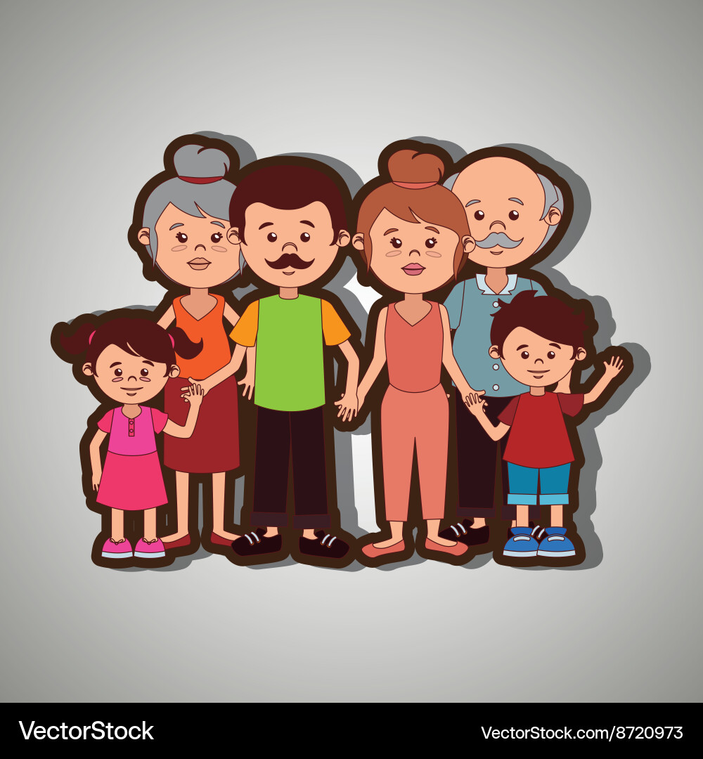 Family members design Royalty Free Vector Image