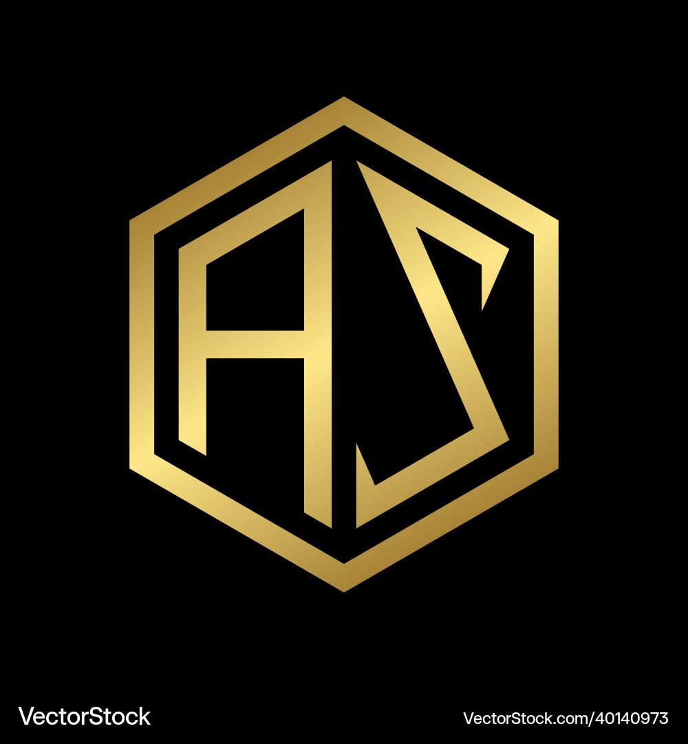 Initial letter az logo Royalty Free Vector Image