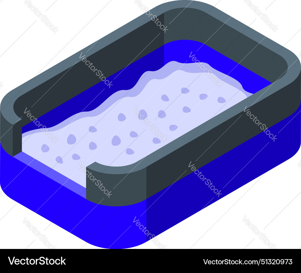 Isometric soap dish Royalty Free Vector Image - VectorStock