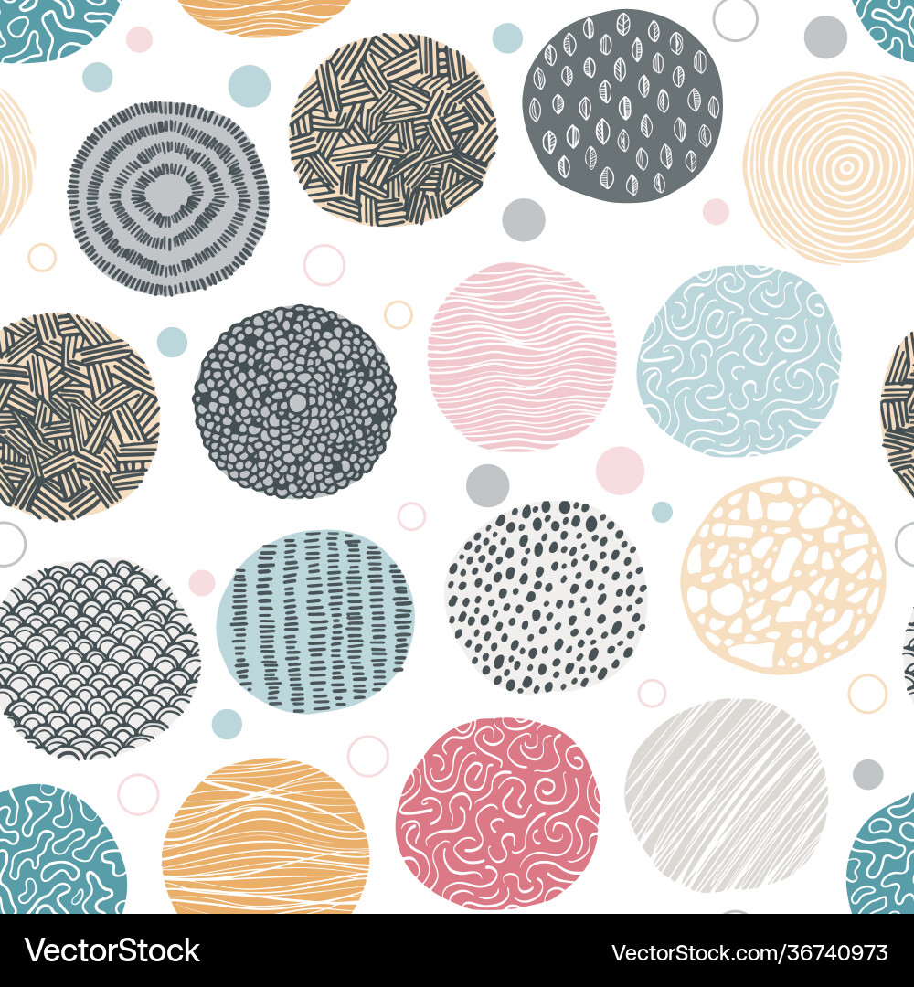 Organic Circle Pattern Royalty Free Vector Image