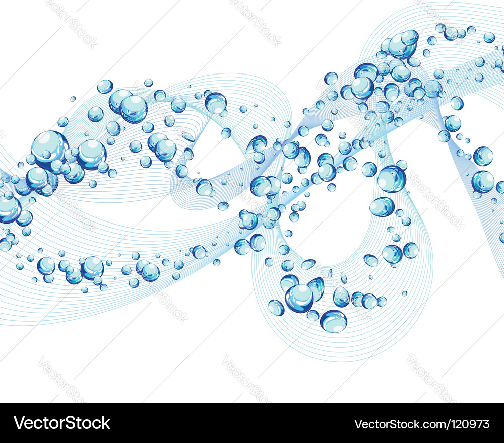 Water background Royalty Free Vector Image - VectorStock