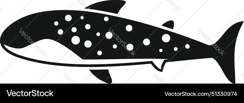 A spotted fish Royalty Free Vector Image - VectorStock