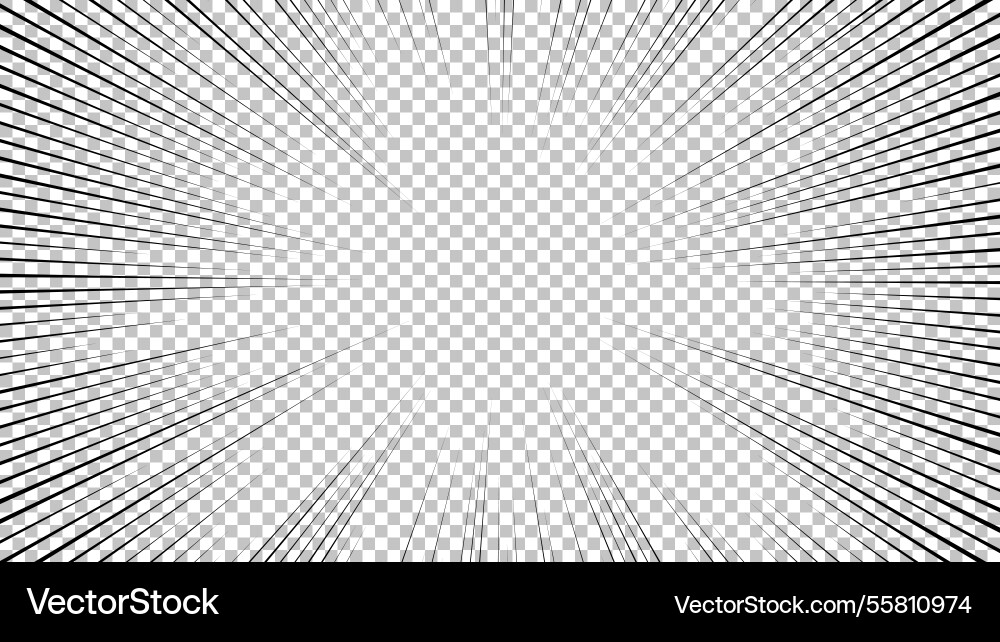 Black comic book transparent background Royalty Free Vector