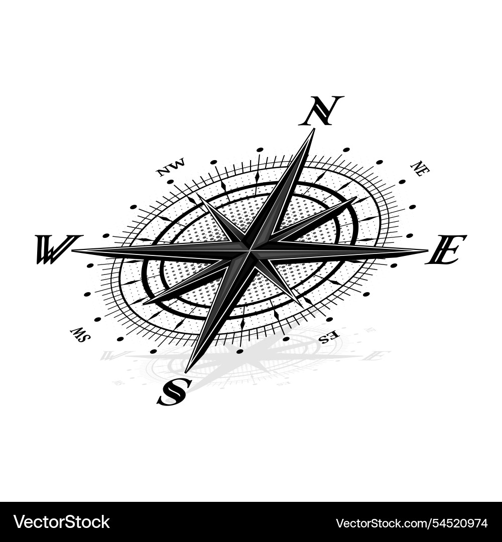 Compass Royalty Free Vector Image - VectorStock