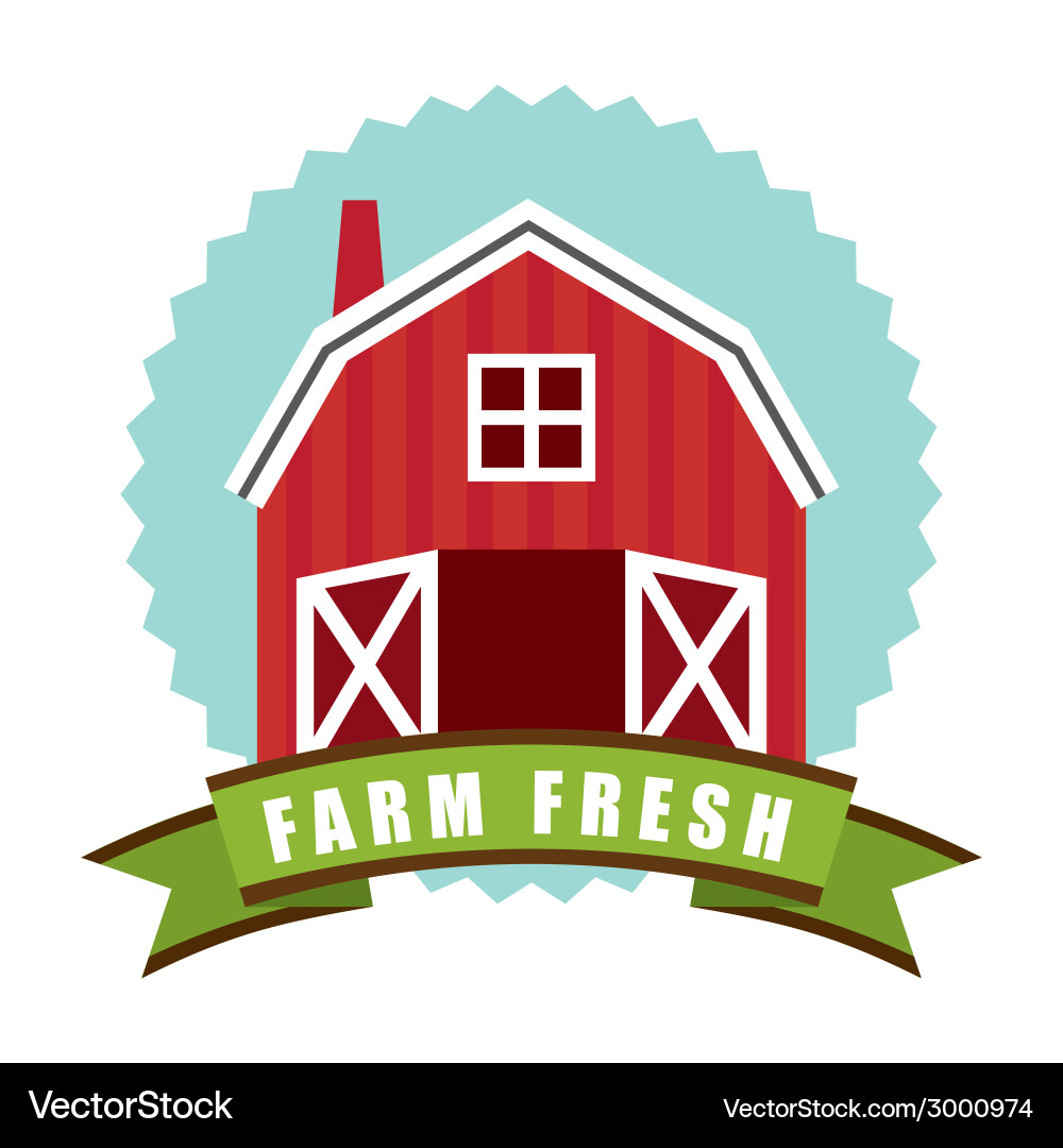 Farm design Royalty Free Vector Image - VectorStock