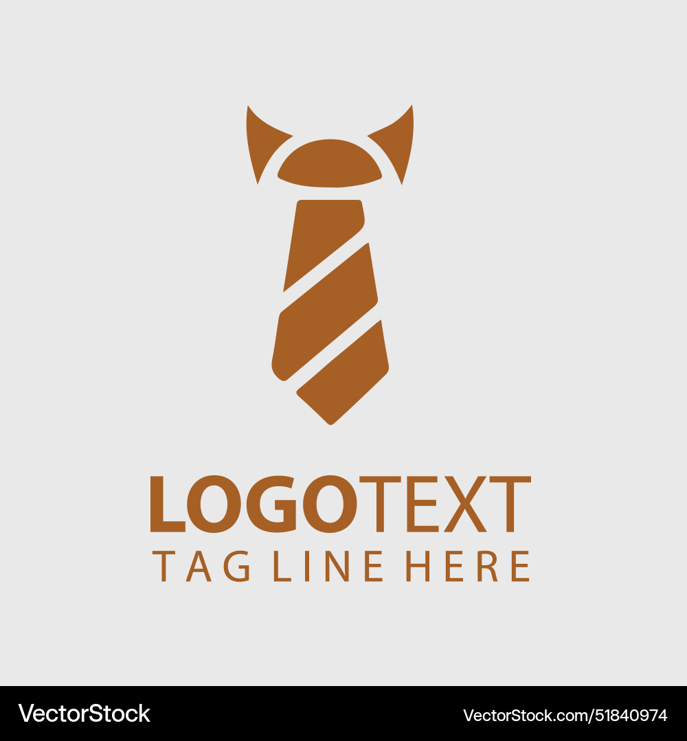 Tie logo Royalty Free Vector Image - VectorStock
