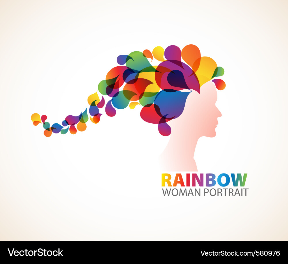 Colorful Rainbow Numbers Royalty Free Vector Image