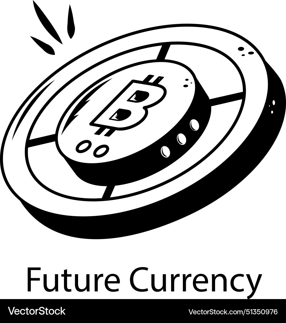 Future currency Royalty Free Vector Image - VectorStock