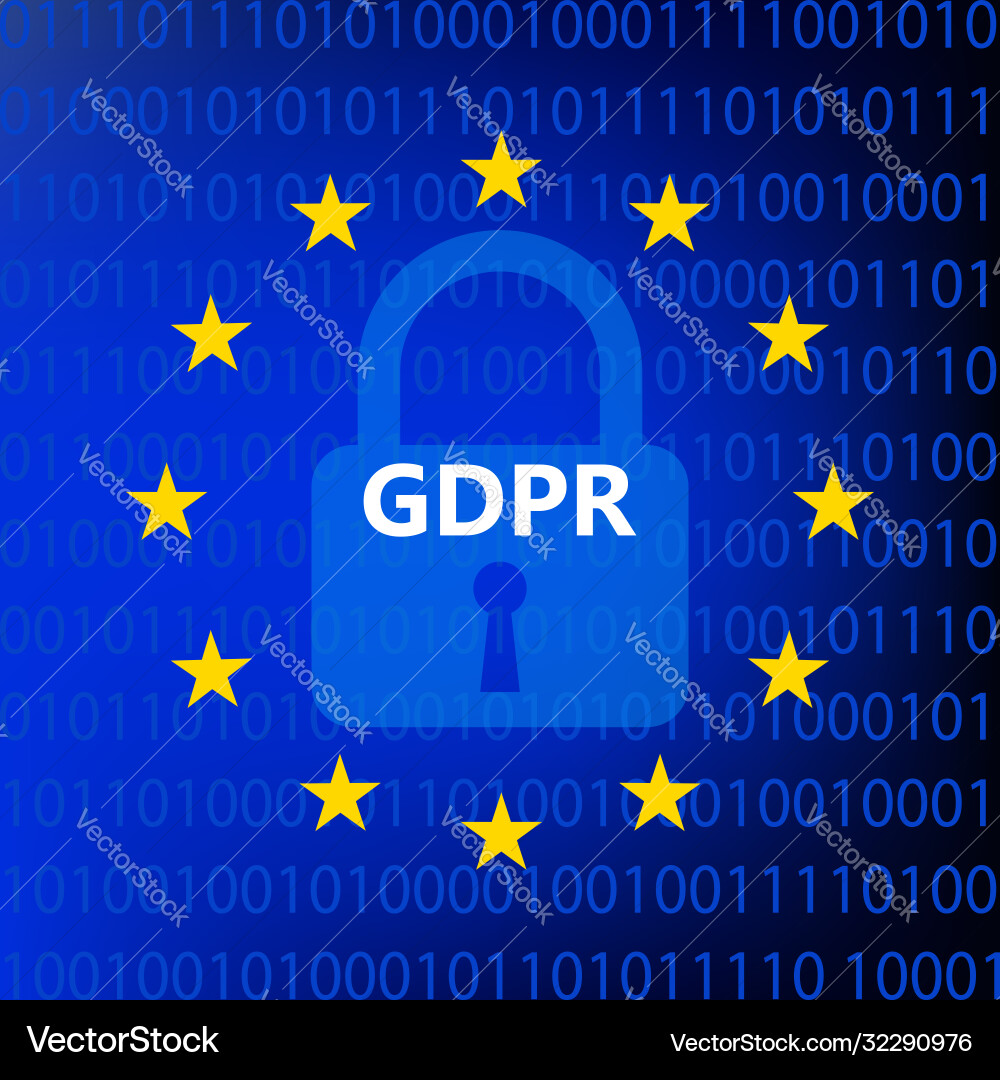 Gdpr Royalty Free Vector Image - VectorStock