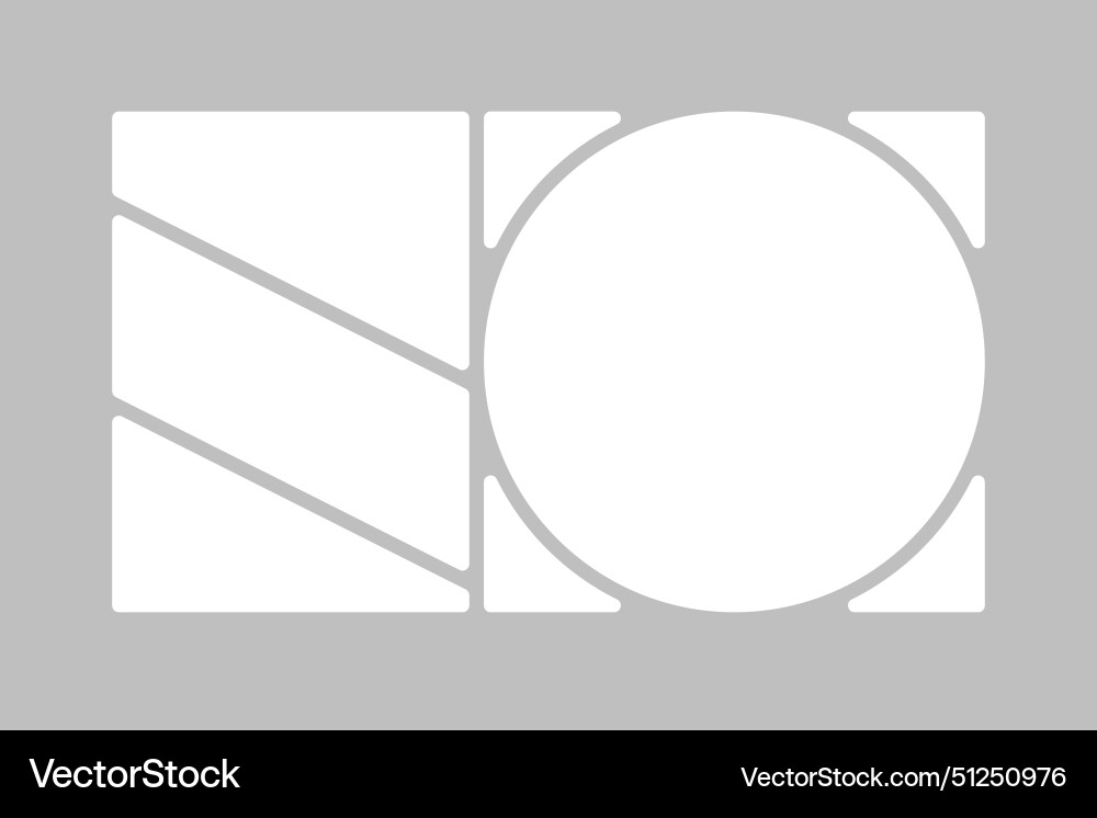 Template collage of four frames images photo Vector Image