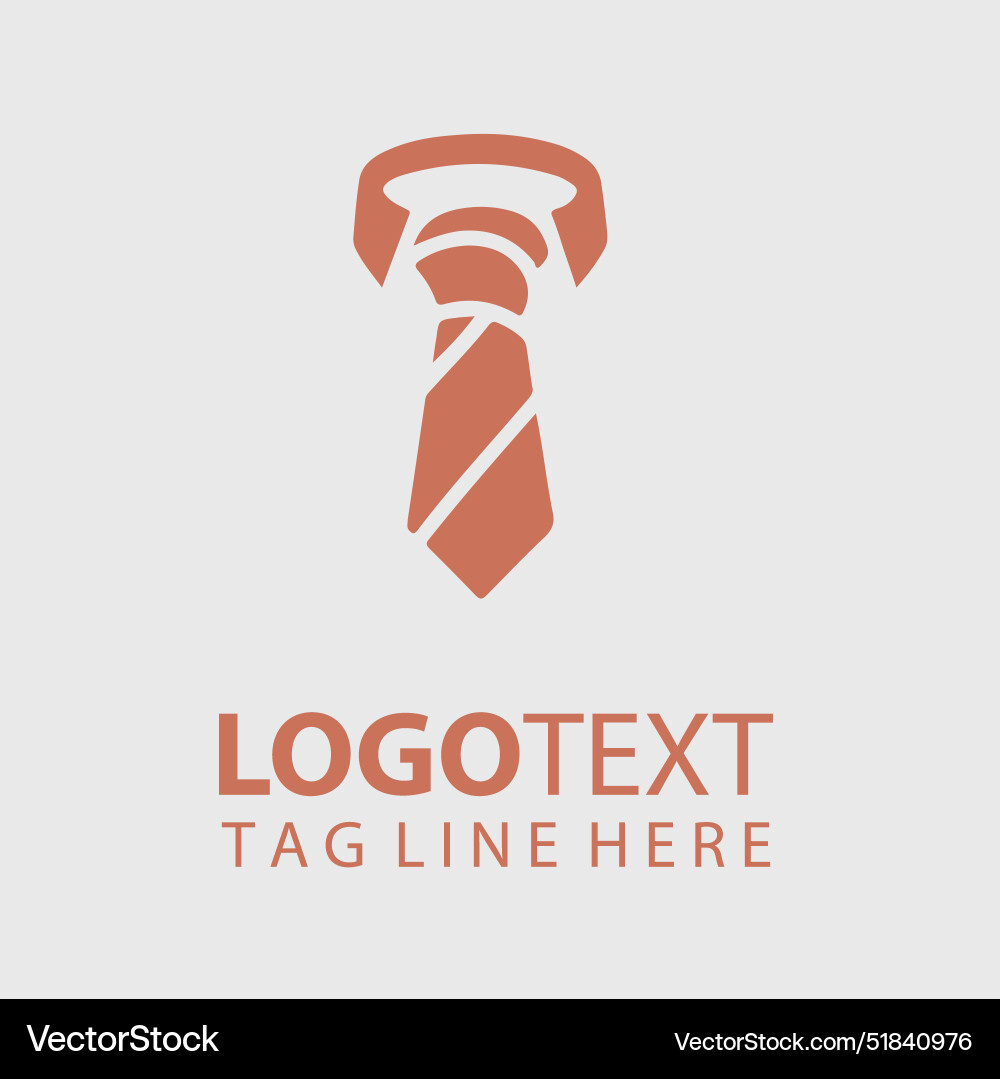 Tie logo Royalty Free Vector Image - VectorStock