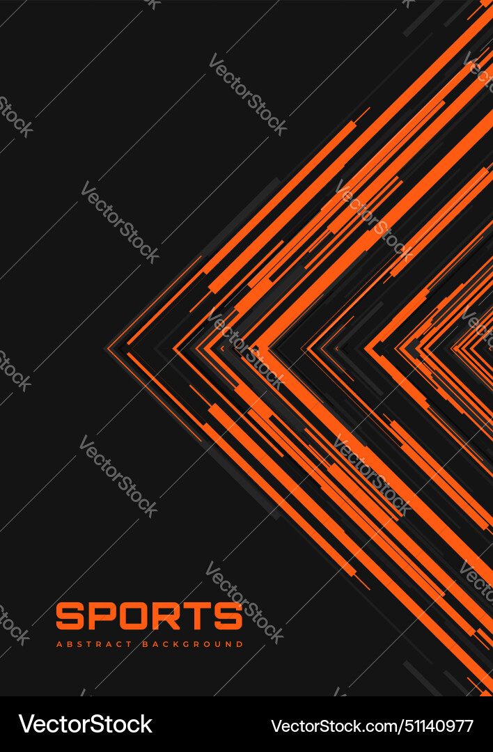 Modern sports vertical background with futuristic Vector Image