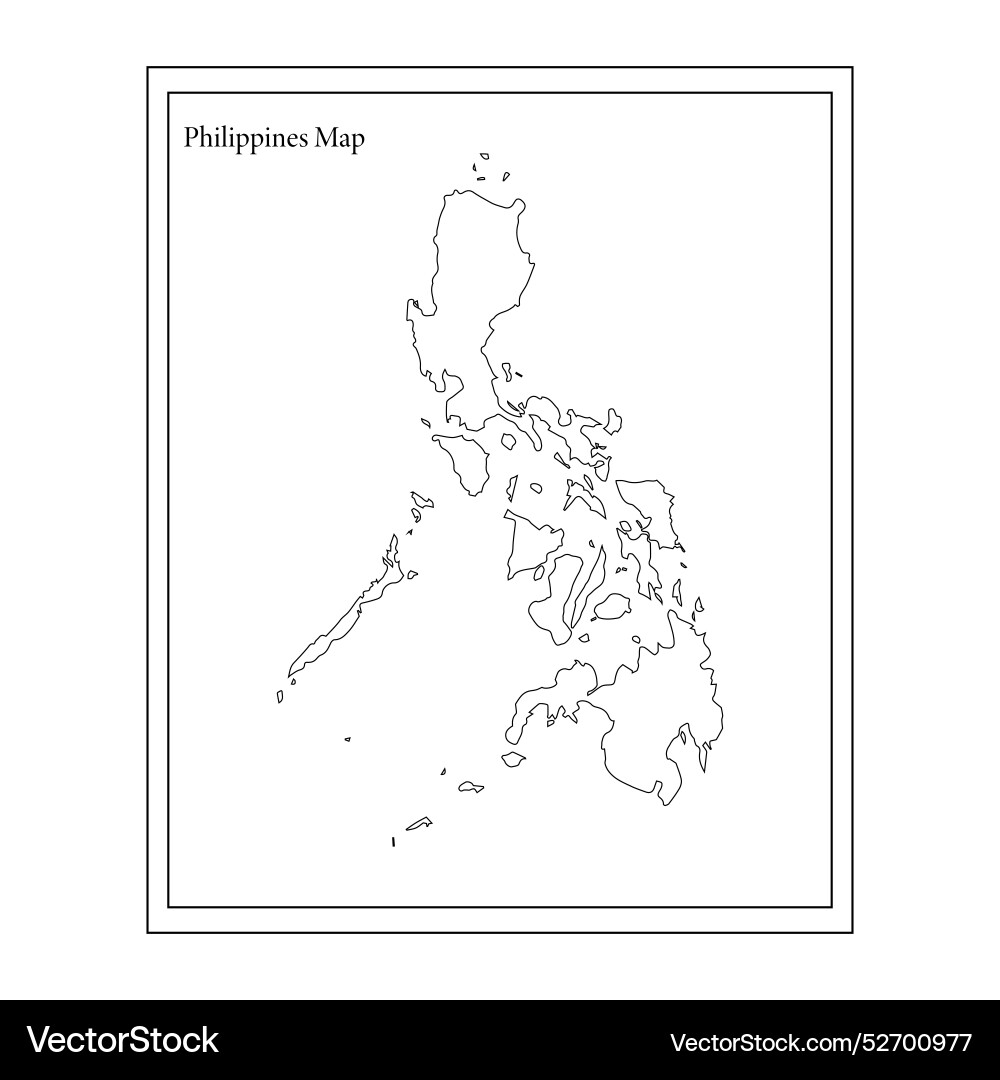 Philippines map icon Royalty Free Vector Image