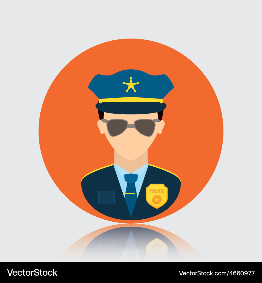 Police design Royalty Free Vector Image - VectorStock
