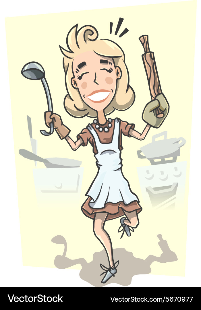 Ready to cook Royalty Free Vector Image - VectorStock