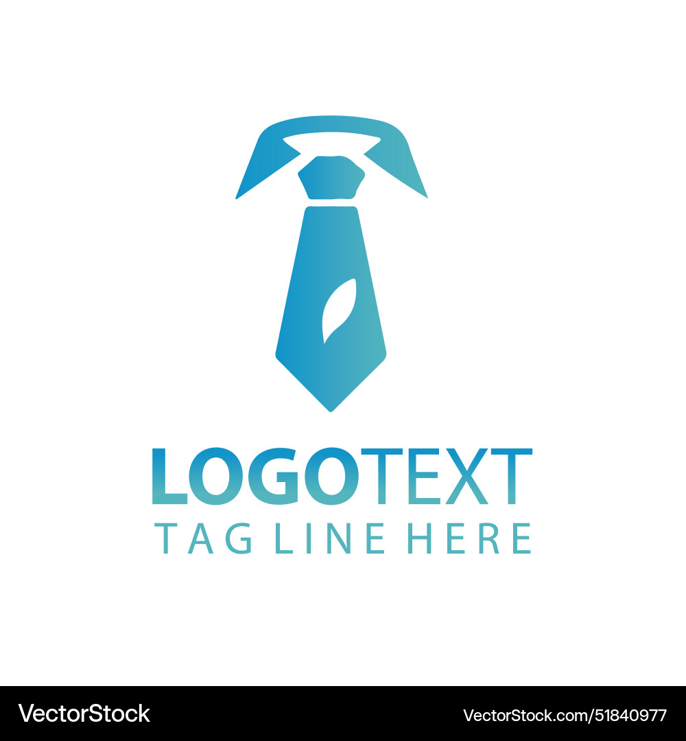 Tie logo Royalty Free Vector Image - VectorStock