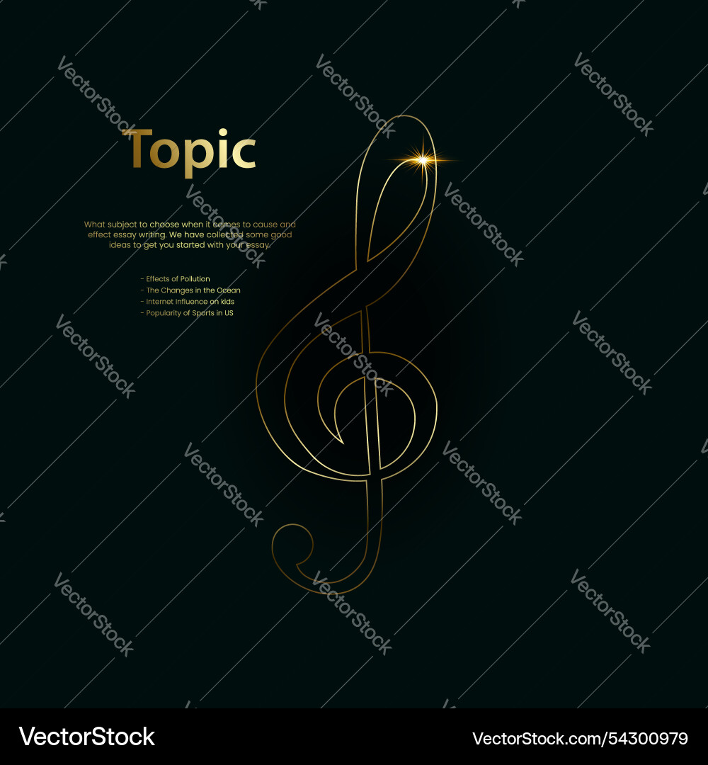 A premium musical instruments note isolated Vector Image