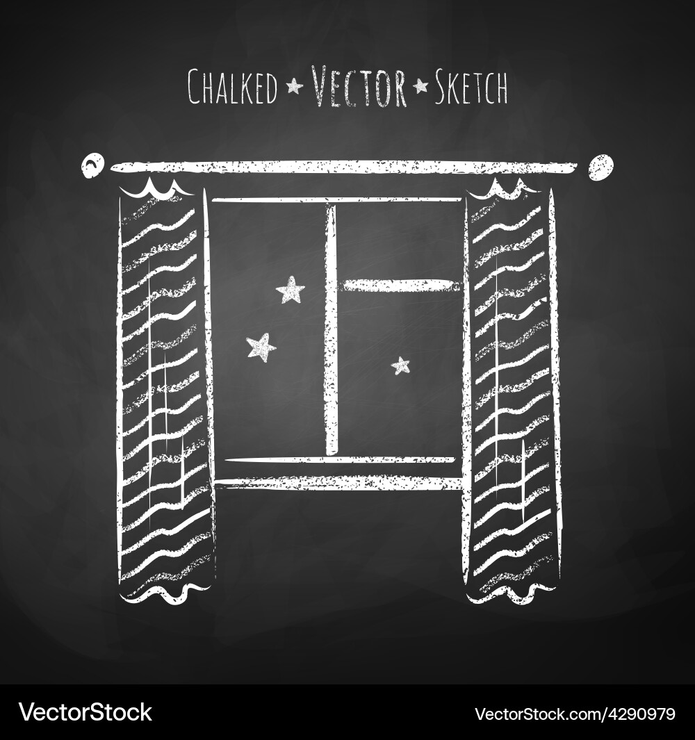 Night window Royalty Free Vector Image - VectorStock