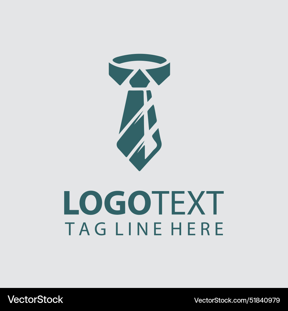 Tie logo Royalty Free Vector Image - VectorStock