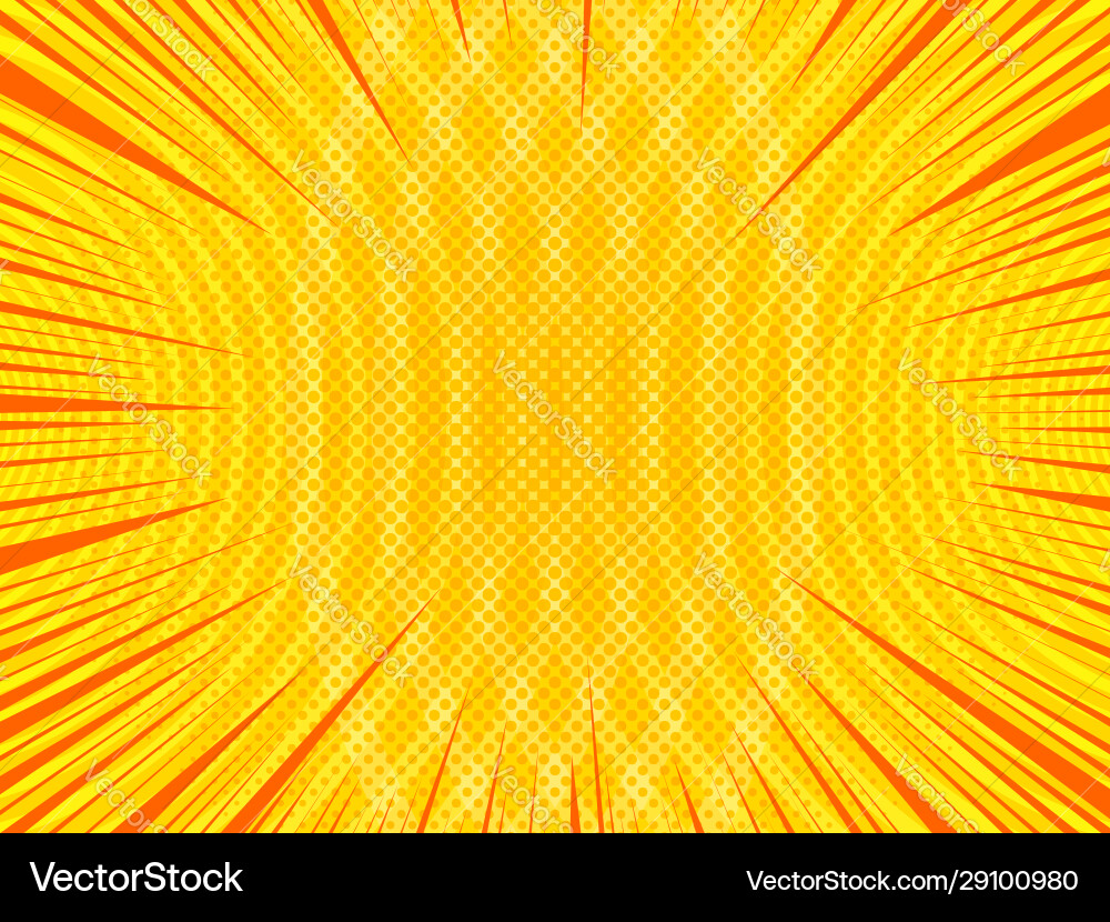 Abstract bright comic background Royalty Free Vector Image