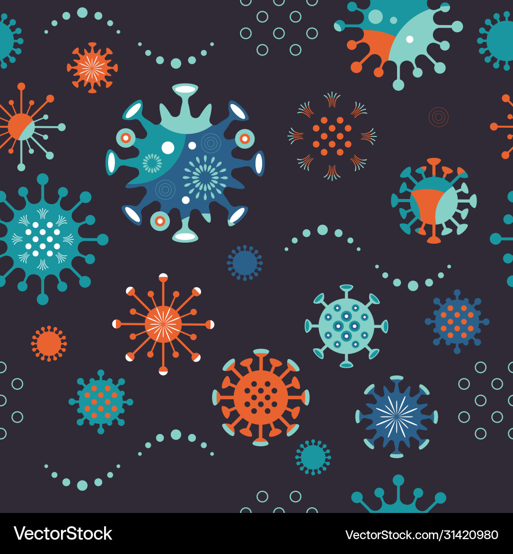 Abstract Viral Background Royalty Free Vector Image
