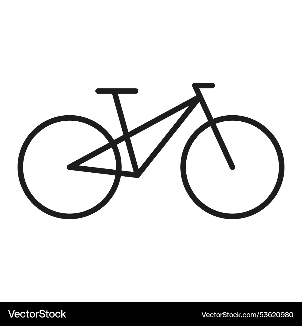 Bicycle icon Royalty Free Vector Image - VectorStock