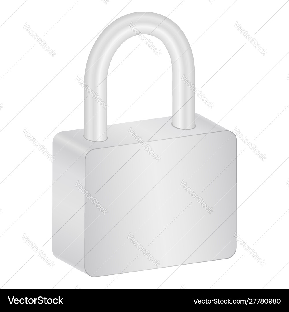 Padlock 3 Royalty Free Vector Image - VectorStock