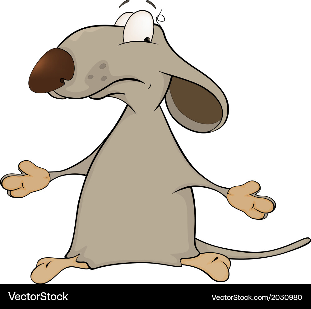 Rat Cartoon Lizenzfreies Vektorbild - VectorStock